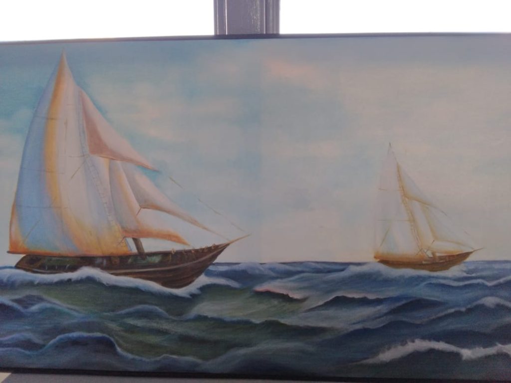 Ex apoderada del colegio exhibe impresionante muestra de pinturas ...