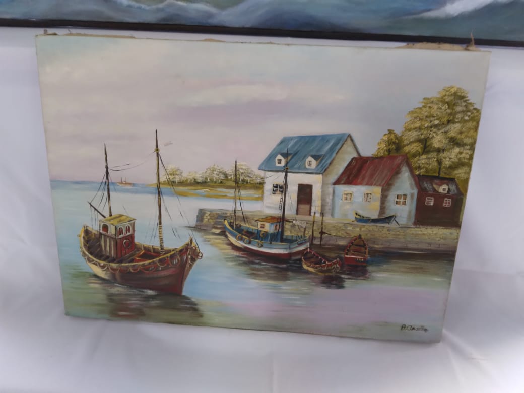 Ex apoderada del colegio exhibe impresionante muestra de pinturas ...