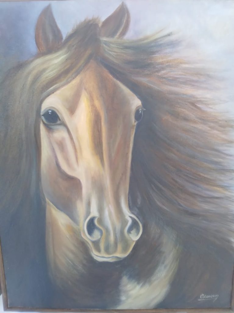 Ex apoderada del colegio exhibe impresionante muestra de pinturas ...